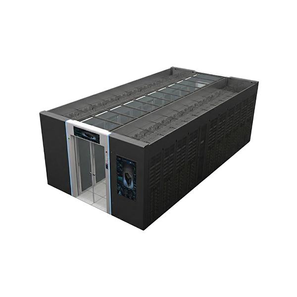 Quality 18 Rack Cold Air Containment Digital Data Center With In Row ACs 30KVA for sale
