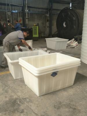 China 500liter  Rotomolding tank plastic garden pond hydroponics grow bed plastic fish farming tank shrimp tank for sale