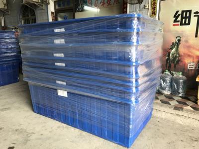 China 2000liter  Rotomolding tank plastic garden pond hydroponics grow bed plastic fish farming tank shrimp tank for sale