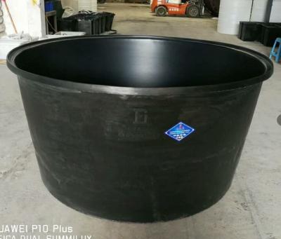 China Heavy duty Food Grade plastic fish farming raising tank for aquaculture and aquaponics for sale