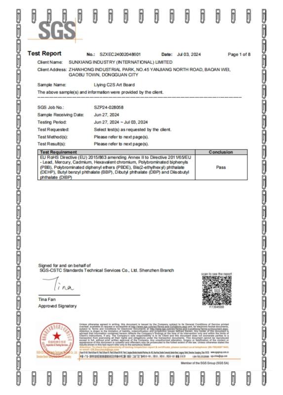 SGS - Sunxiang Industry (International) Limited