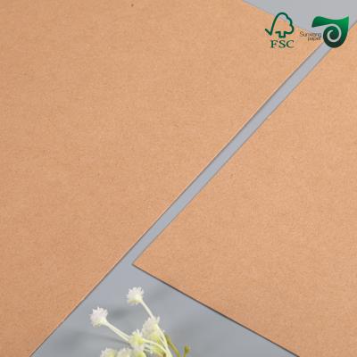 China FSC 90gsm High Strength Brown Kraft Paper  Food Grade Bag Paper For Kraft Paper Bags Handbags for sale