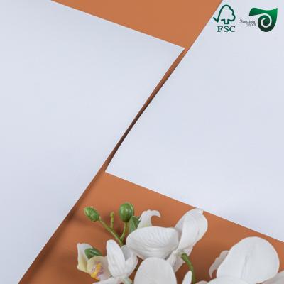 China 80gsn 23 29 Inch Double  Sided Gloss Coated C2S White Cover Paper FSC Art Paper for sale