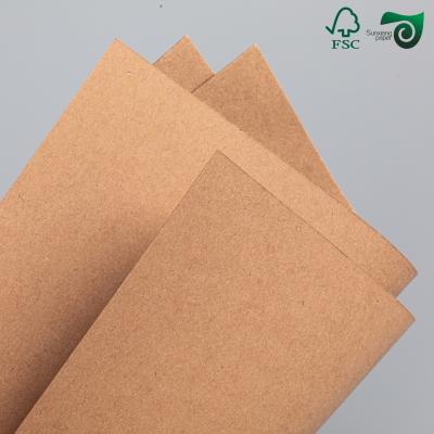 China FSC 56gsm Waterproof Unbleached Brown Wrapping Paper For Mango Protector Bags  70cm 100cm for sale
