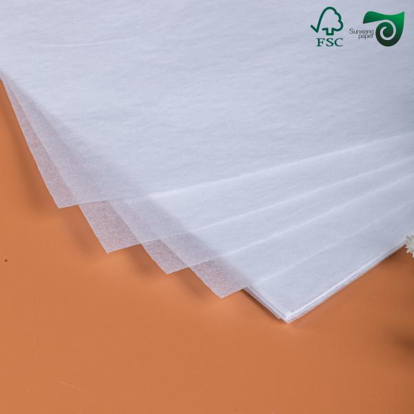 Quality FSC Wrapping Paper White Double Sided Coated White Non Stick Baking Liner Paper for sale