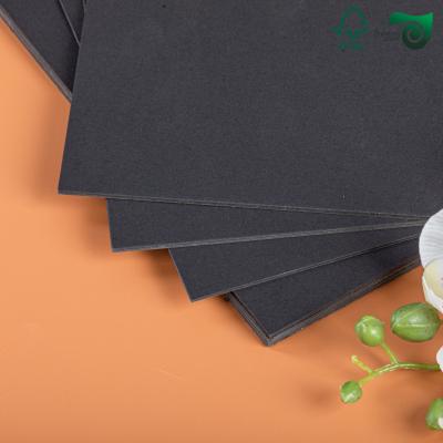 China 400gsm 300gsm FSC Odourless Cardboard Paper Black 700mm 1000mm For Wine Boxes for sale