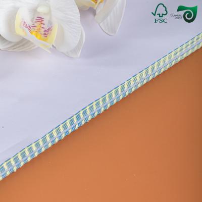 China FSC 60gsm Yellow Green Pink Carbonless Copy Paper CB CFB CF Rolls 20lb  With Black Image for sale