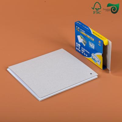 China 1mm Grey Cored Dual Sided White Cardstock Matte Surface Superior Ink Absorption for sale