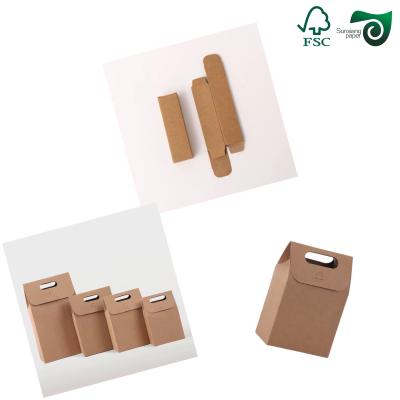 China FSC Virgin Reddish Brown Kraft Wrapping Paper Rolls For Custom Wrapping Boxes for sale