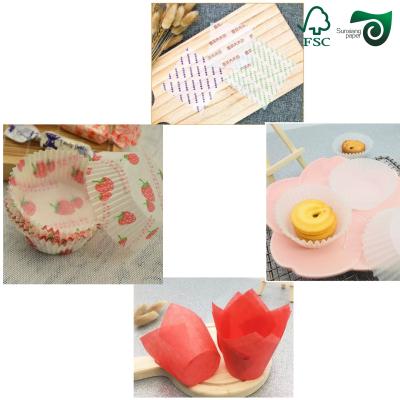 Cina Carta bianca per alimenti ecologica FSC, impermeabile e resistente all'olio, per alimenti fritti in vendita