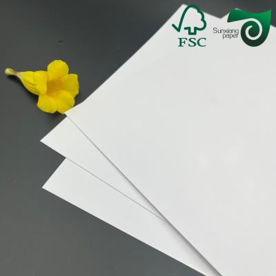 China FSC Certified 75gsm 80gsm High Whiteness Cast Coated Paper For Potato Chip Paper Can Tube Labels for sale