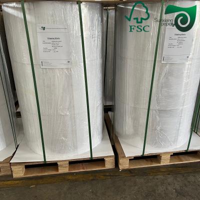 China FSC 180gsm C2S Glossy Coated Paper High Ink Absorption Smooth Surface for sale
