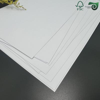 China FSC Double Side Coated Light Proof Poker Paper Board  310gsm Black Core 70cm 100cm for sale