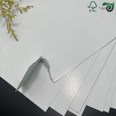 China Anti Transparency C2S Coated Paper High Stiffness Black Blue Core For Playing Cards for sale