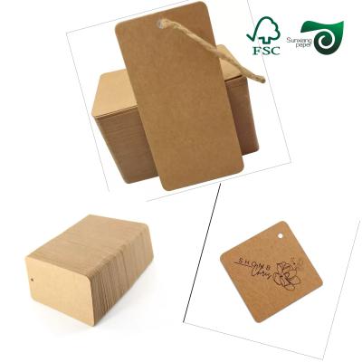 China FSC Waterproof Tear Resistant Washed Kraft Paper Rolls For Hang Tags Packaging for sale