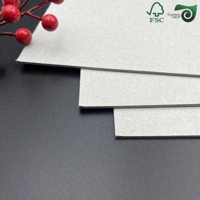 China FSC 1200gsm Uncoated Book Binding Board  Recycled Pulp For Photo Frames for sale