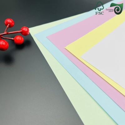 China FSC Carbonless Copy Paper Sheets For Receipts Black Blue Image Options for sale
