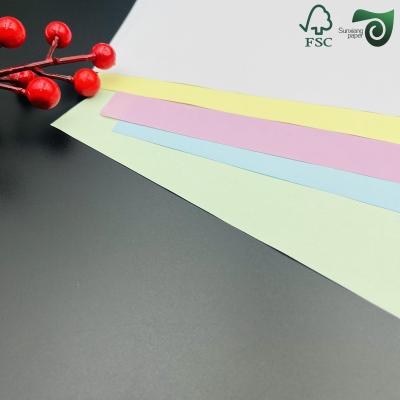 China FSC Carbonless Copy Paper Sheets For Receipts Black Blue Image Options for sale