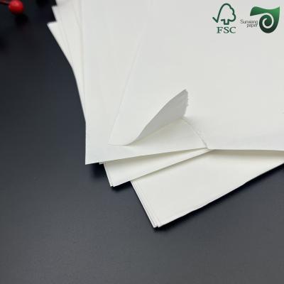 Cina FSC 210g 220g 230g Carta a prova d'olio bianca per hamburger in vendita