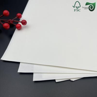 Cina FSC 210g 220g 230g Carta a prova d'olio bianca per hamburger in vendita