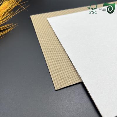 China Fluted Cardboard Sheets Made From Recycled Pulp Packaging Pads And Paper Filler Inserts In Brown White And Black Colors for sale