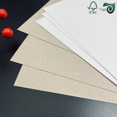 China FSC Printable Hard Fold Duplex Board  200g 230g Grey Back For Notebook Covers for sale