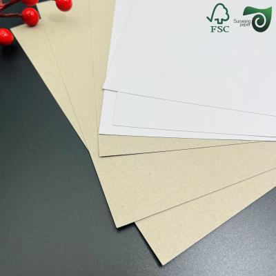 China 300g Recycled Duplex Board With Grey Back For Notebook Covers Coated Duplex for sale