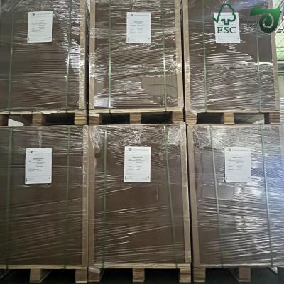 China 54G 56G Breathable Waterproof Wax Coated Protective Bag Yellow Outer Paper FSC for sale