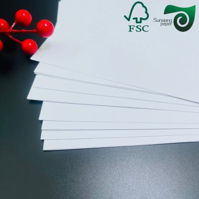 China High Whiteness Excellent Ink Absorbing Uncoated Woodfree Paper For School Textbook Printing White Paperboard Manufacturer for sale