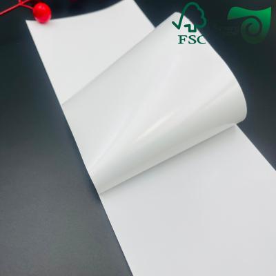 China 65gsm Single Sided Coated Label Paper For Beer Bottles 61cm 86cm Large Rolls for sale