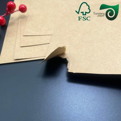 Китай Бумажный картон FSC 300 г/м² коричневый небеленый крафт-бумаги в рулоне, ширина 70 см, для упаковки фаст-фуда продается