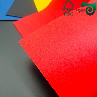 China Inkjet Printable Recyclable Water Resistant Colored Fabric Paper FSC Wrapping Paper for sale