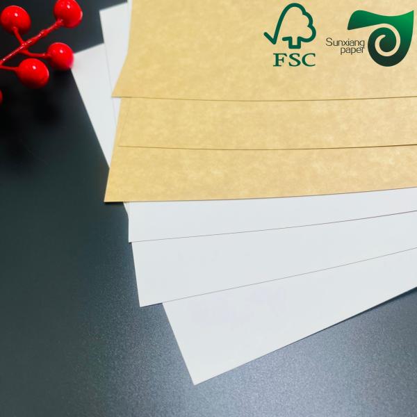 Quality 175gsm 200gsm White Top Liner Paper For Tissue Converting White Kraft Liner for sale