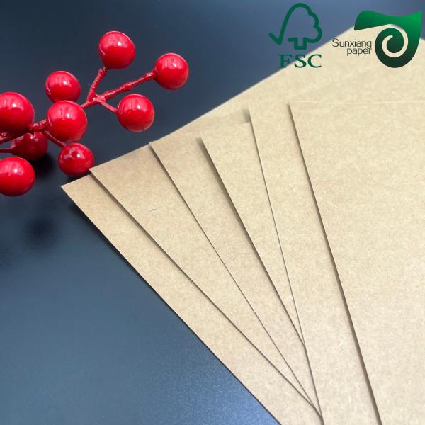 Quality FSC Unbleached Kraft Paper 18g PE Coating For Superior Grease Resistance for sale