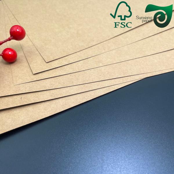 Quality FSC Unbleached Kraft Paper 18g PE Coating For Superior Grease Resistance for sale