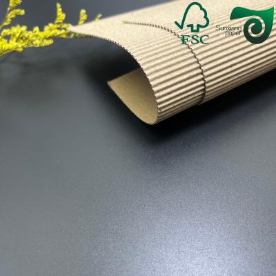 China FSC High Stability Single Facer Pit F Corrugated Board Two Layer For Packaging for sale