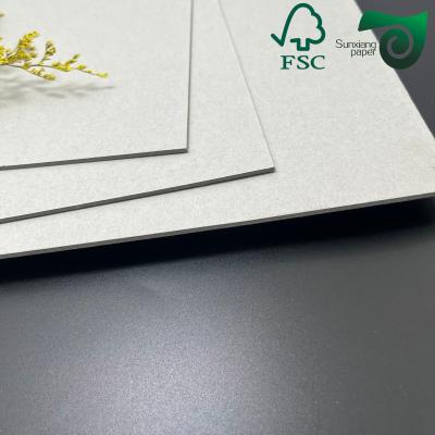 China FSC Certified 1200gsm Uncoated Book Binding Board For Photo Frames  Recycled Pulp Material for sale