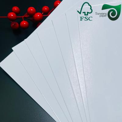 China FSC 270gsm 300gsm Double Sided Glossy Laser Printing Paper For Trading Game Cards for sale