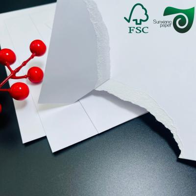 China Papel Absorvente Branco para Água FSC 230g 250g para Aplicações em Bases para Copos à venda