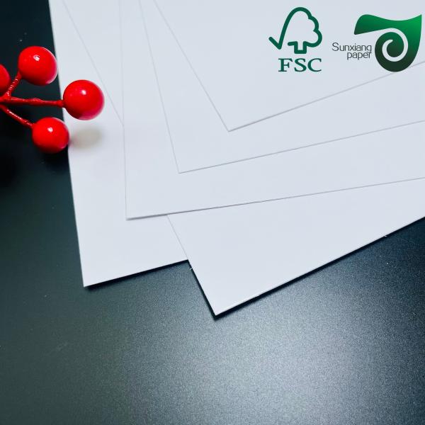Quality FSC 300gsm Double Side Coated Cardboard For Game Cards 70cm 100cm C2S Art Board for sale