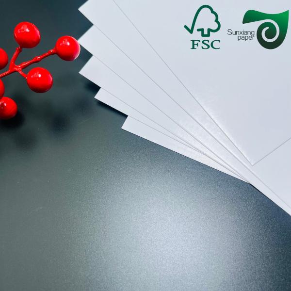 Quality C2S Matte Coated Glossy Paper FSC 80G 90G 100G 115G 635mm 900mm Art Board for sale