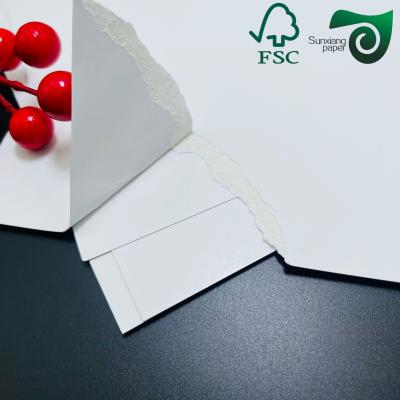 China FSC 300gsm Single Sided Coated Paper  High Folding Resistance For Food Packaging  Takeaway Boxes for sale