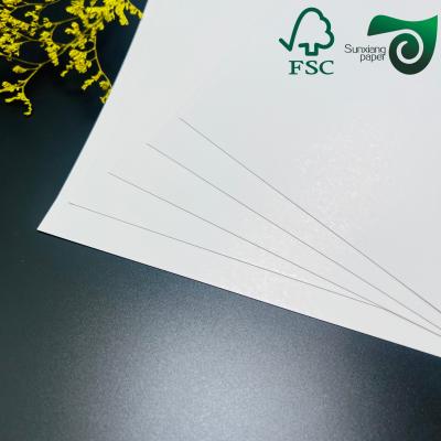 중국 고 광택 한쪽 코팅 아트 종이 70gsm 라벨 적용을 위해 광택 판매용