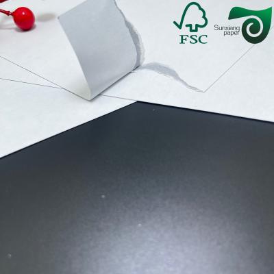 China FSC 300gsm Playing Card Paper Double Side White With Black Core 450mm 320mm for sale