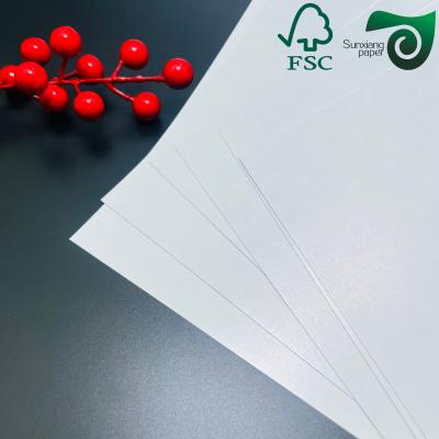 China FSC 300gsm Playing Card Paper Double Side White With Black Core 450mm 320mm for sale