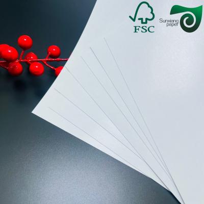 China 330gsm 310gsm Black Blue Core C2S Board For Making Playing Game Cardboard Art Paper FSC for sale