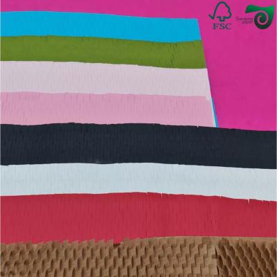 China FSC Eco Friendly Honeycomb Paper 80gsm Packaging Shockproof Cushion Pad For E Commerce for sale