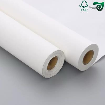Cina 35 gm150 gm 250 gm di qualità alimentare Bianco da un lato lucido MG carta kraft per imballaggio alimentare FSC in vendita