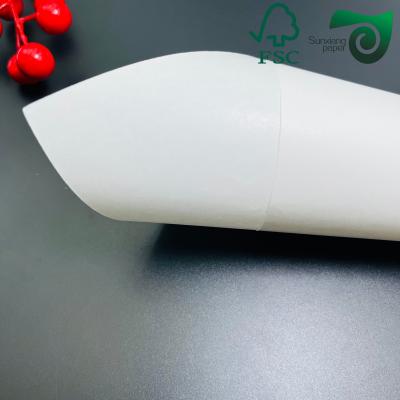 Cina 150gm 170gm 190gm Virgin White Kraft Paper Rolls 24