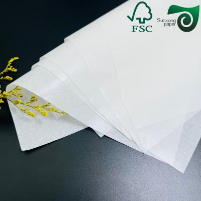 Cina Carta bianca per alimenti ecologica FSC, impermeabile e resistente all'olio, per alimenti fritti in vendita